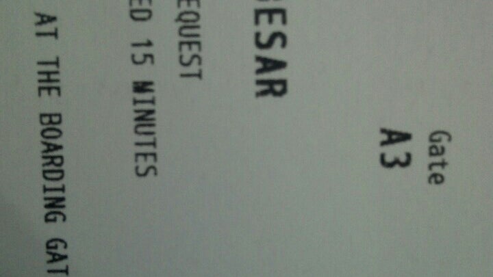 Gate A3 - Domestic Departure Terminal,