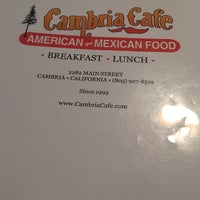 Cambria Cafe - 8 tips