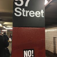 MTA Subway - 57th St (F) - Metro Station in New York