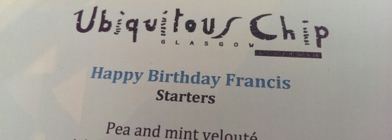 Ubiquitous Chip - Bar in Glasgow