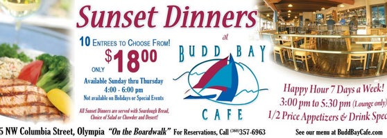 Budd Bay Cafe - Downtown Olympia - 32 tips