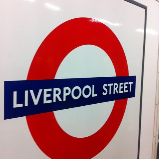 Liverpool Street London Underground Station - Metro Station in Bishopsgate