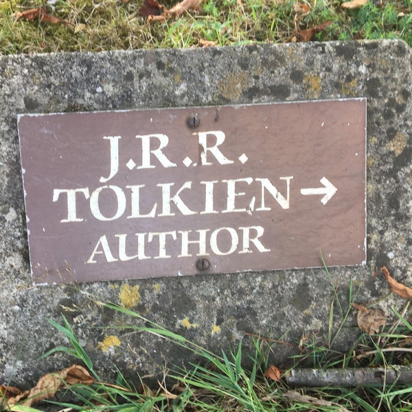 JRR Tolkien's Grave - Wolvercote, Oxfordshire