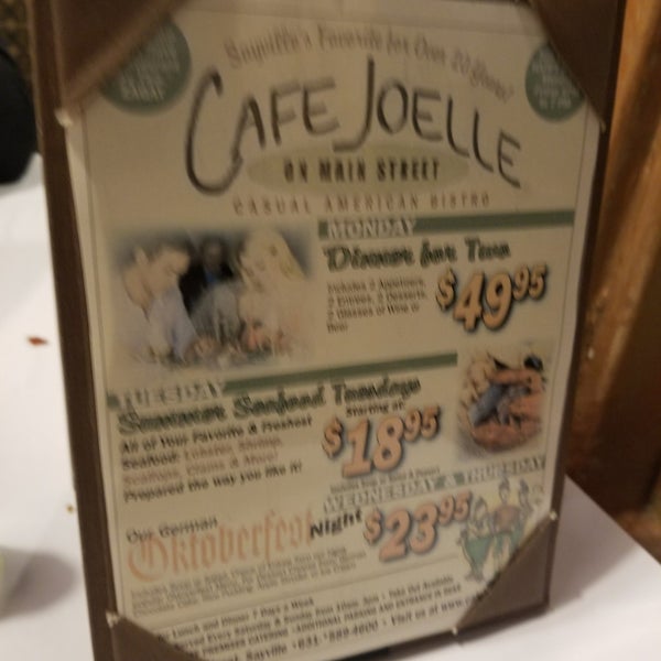 Cafe Joelle - 25 Main St