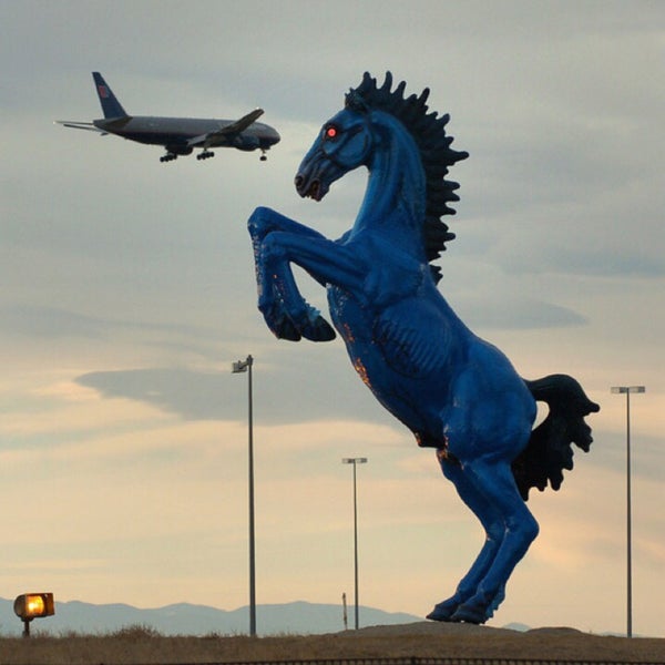 Blucifer - Outdoor Sculpture in Denver