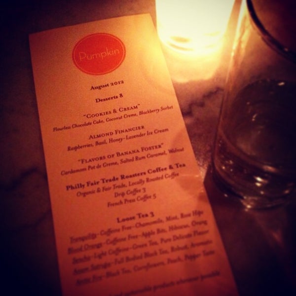 Pumpkin Restaurant - Rittenhouse Square - 1713 South St