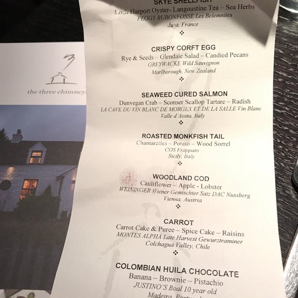 The Three Chimneys - 17 tips