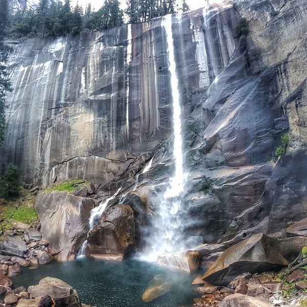 Vernal Falls - Waterfall in Yosemite National Park