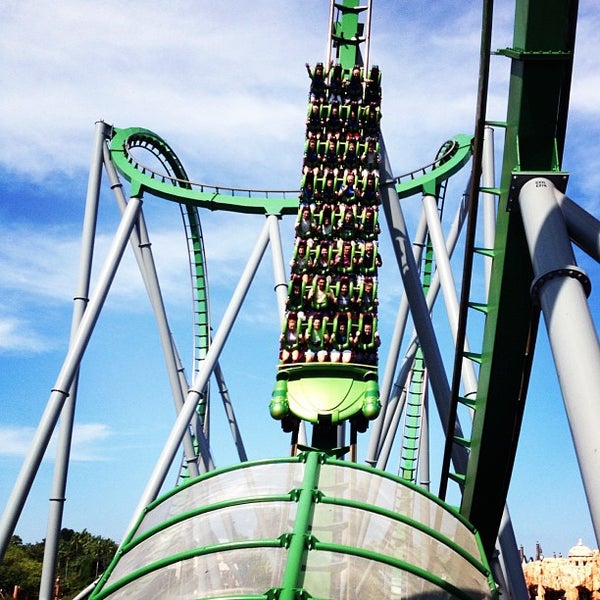 The Incredible Hulk Coaster - Theme Park Ride / Attraction in Orlando