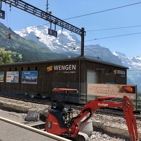 Bahnhof Wengen - Train Station in Wengen