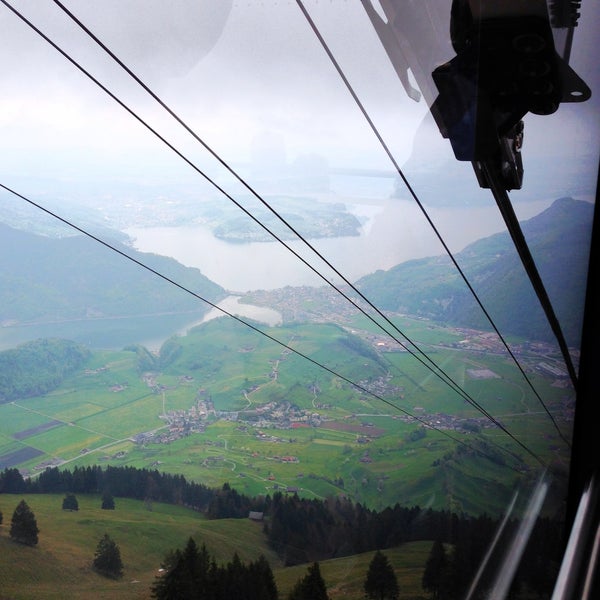 Stanserhorn CabriO-Bahn Bergstation - Cable Car in Stans