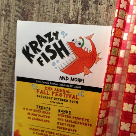 Krazy Fish - Plaza Midwood - 2501 Central Ave