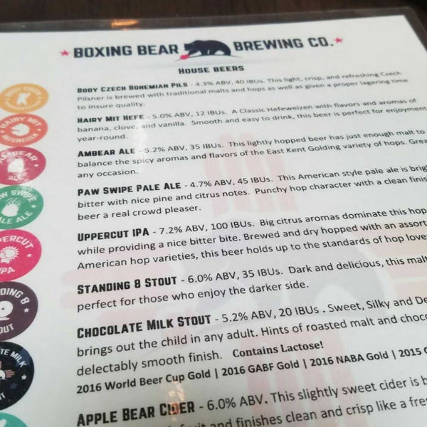 Boxing Bear Brewing Company - Brewery