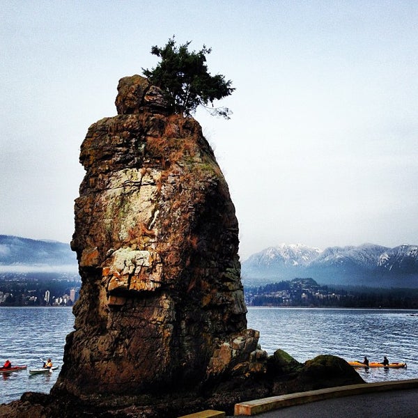 Siwash Rock - Scenic Lookout in Stanley Park