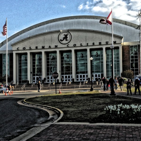 Coleman Coliseum - College Basketball Court in Tuscaloosa