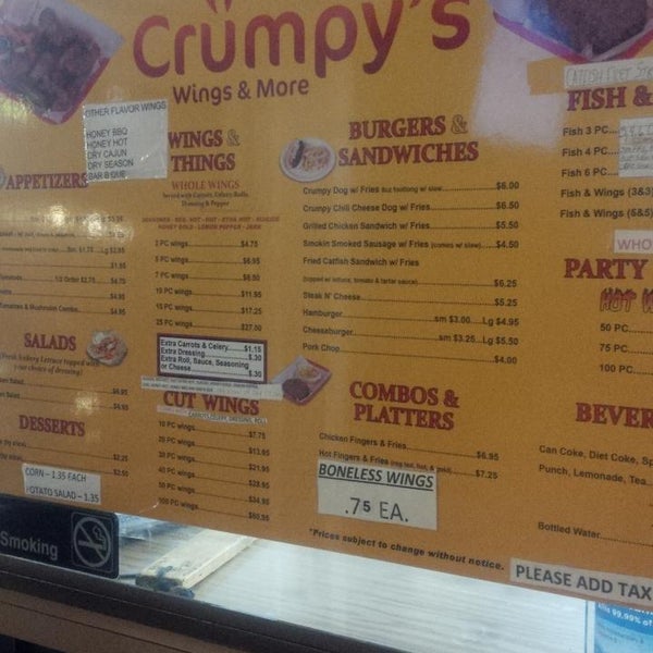 Crumpy's Hot Wings - 5 tips