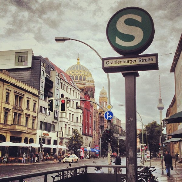S Oranienburger Straße - Light Rail Station in Mitte