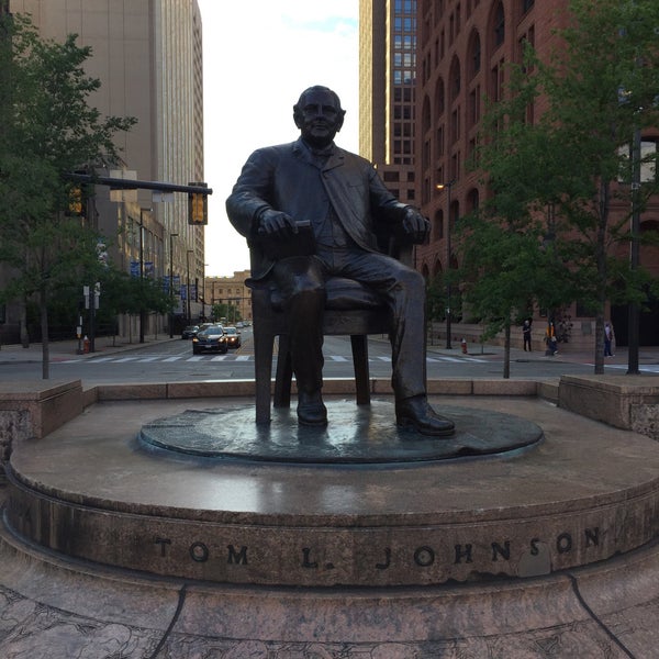 Tom L Johnson Statue by Herman N Matzen - Downtown Cleveland ...