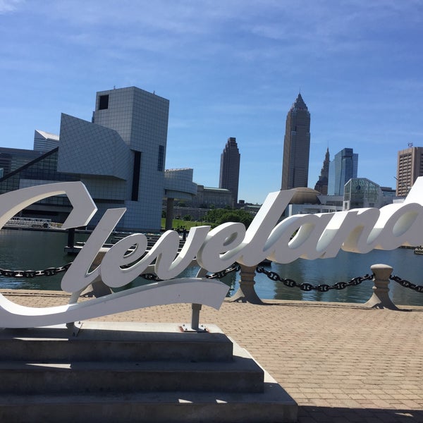 Cleveland Script Sign - Downtown Cleveland - Cleveland, OH