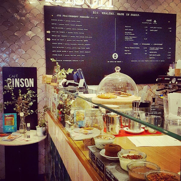 Café Pinson - Vegetarian / Vegan Restaurant in Faubourg-Montmartre