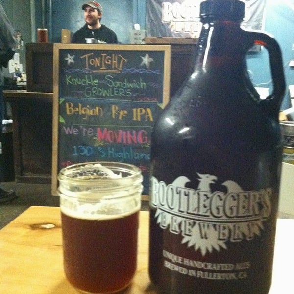 Bootlegger's Brewery - Downtown Fullerton - 130 S Highland Ave