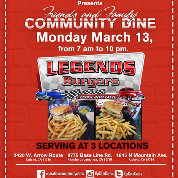 Legends Burgers - Upland, CA