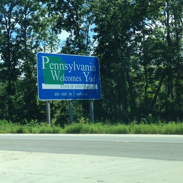 Ohio / Pennsylvania State Line - Border Crossing