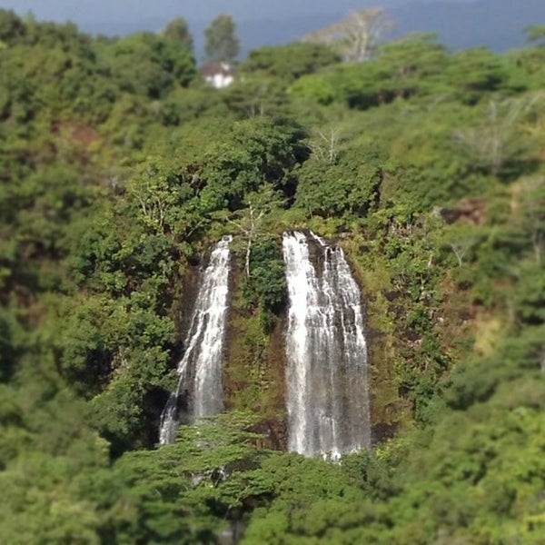 Opaekaa Falls - Waterfall