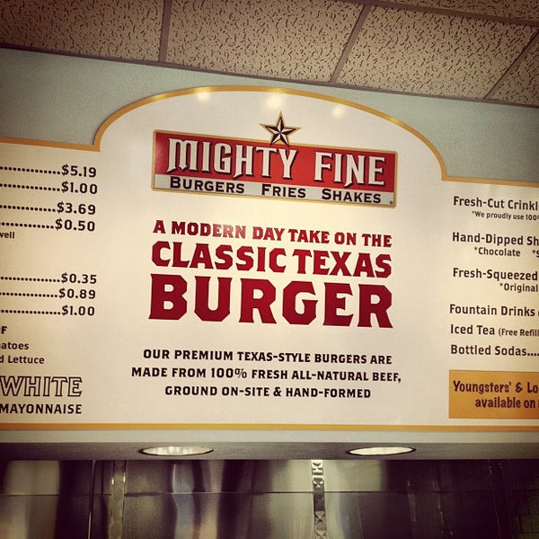 Mighty Fine Burgers - Burger Joint in North Burnet
