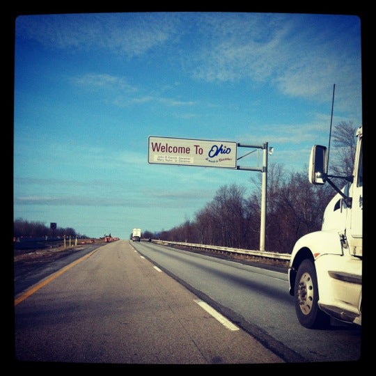 Ohio / Pennsylvania State Line - Border Crossing